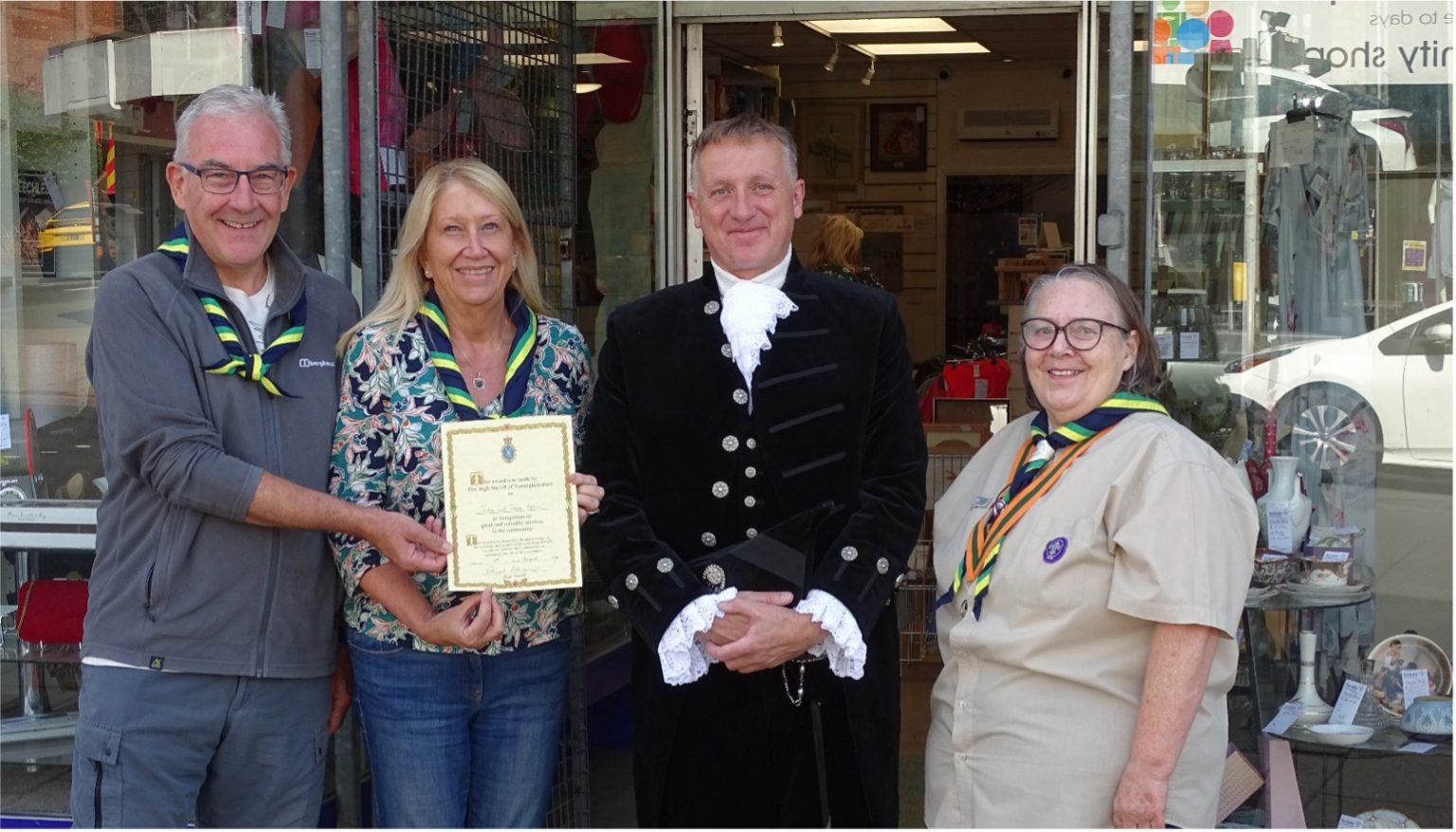 High Sheriff of Nottinghamshire Double Celebration - Notts Scouts